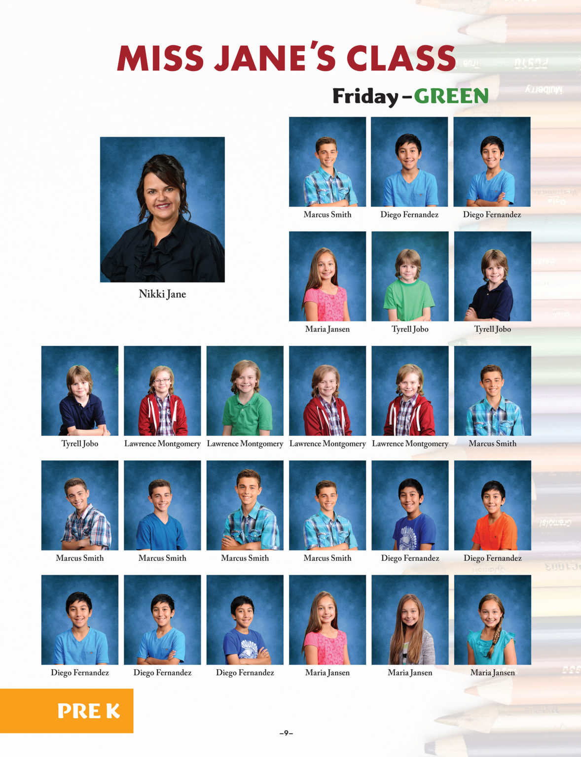 Yearbook Template – Strange Creatures Publishing